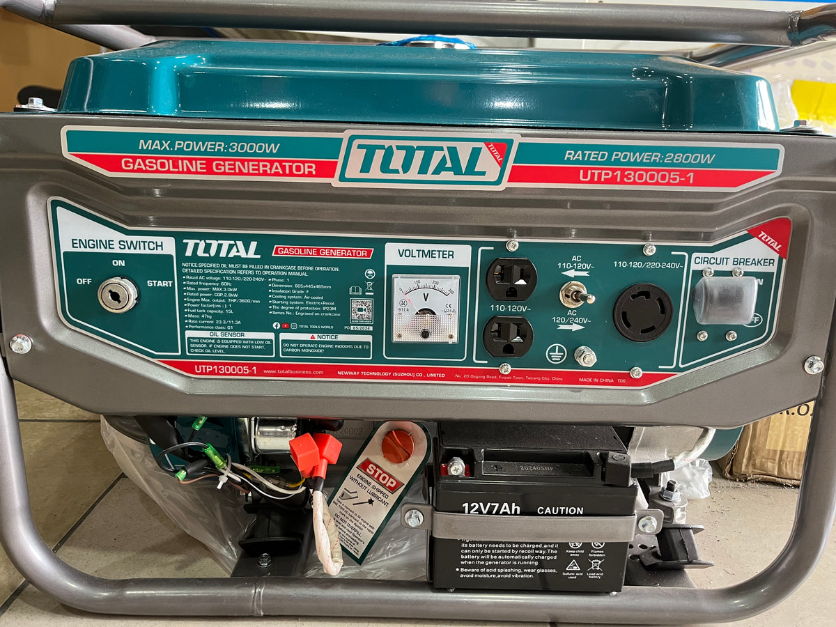 Generator Gasoline 3KW UTP130005-1 Total – Yee Ken Hardware