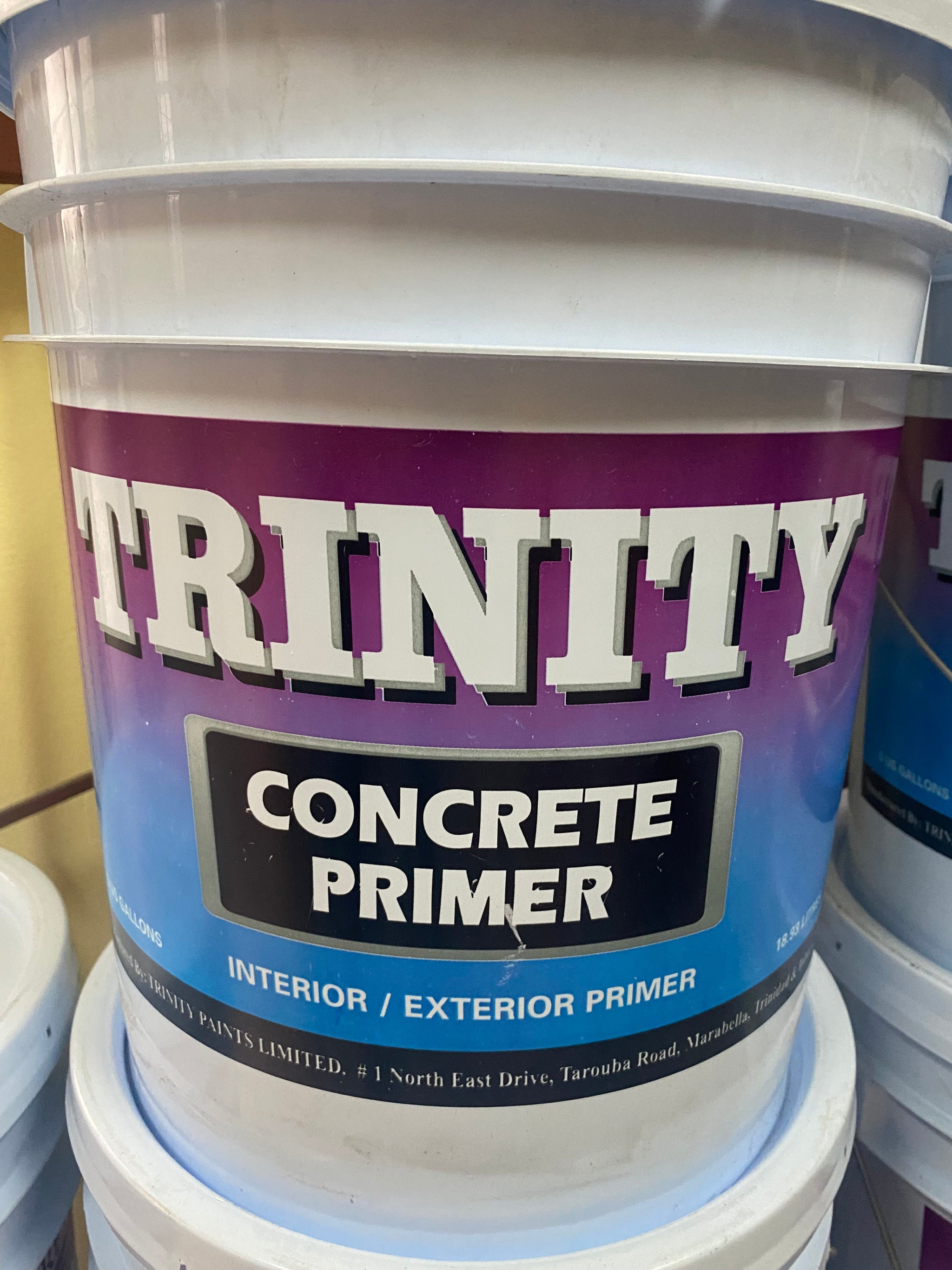 Trinity Concrete Primer 5 Gallon – Yee Ken Hardware