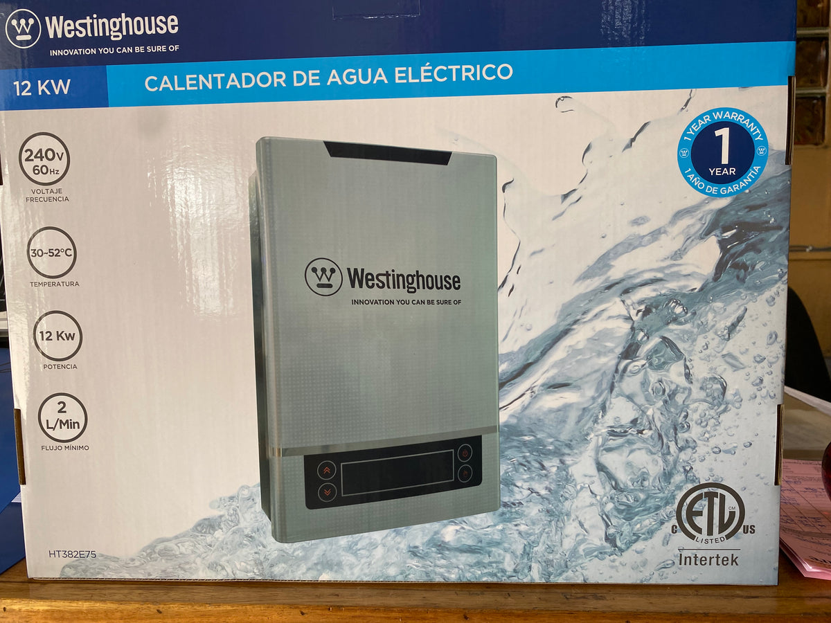 Water Heater Tankless Westinghouse 10L (12KW) – Yee Ken Hardware