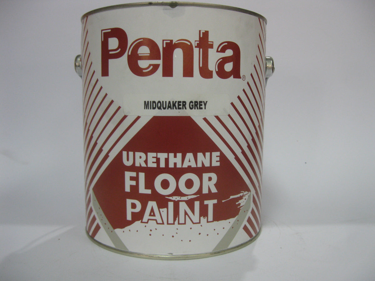 Penta Floor Paint Gallon (Mid Quaker Grey) Urethane – Yee Ken Hardware