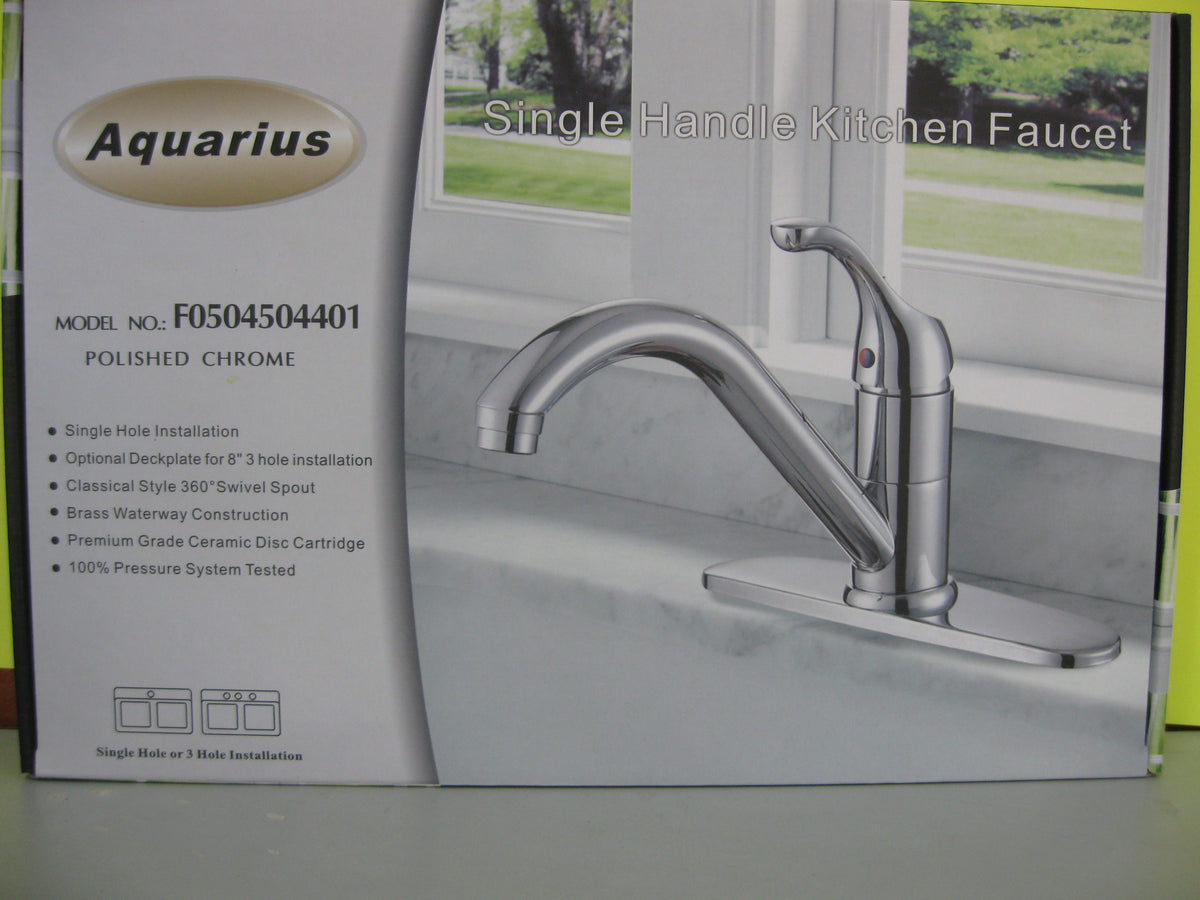 Aquarius Faucet Kitchen Sink Mixer Single Handle F0504504401 – Yee Ken ...