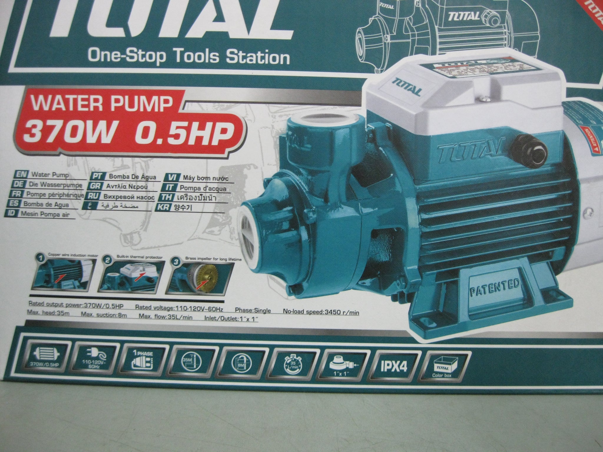 Water Pump 1/2 hp Peripheral Total UTWP13706 – Yee Ken Hardware